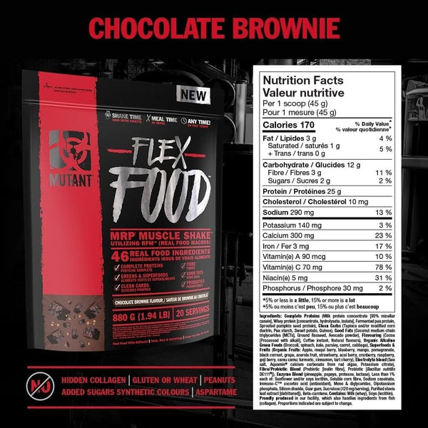 Mutant Flex Food MRP Muscle Shake Megapump