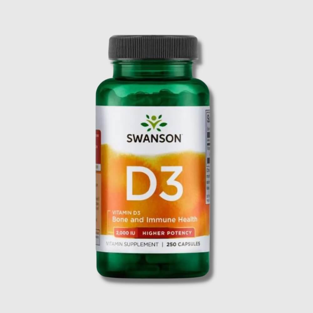 Swanson D3 2000IU - 250 capsules | Megapump