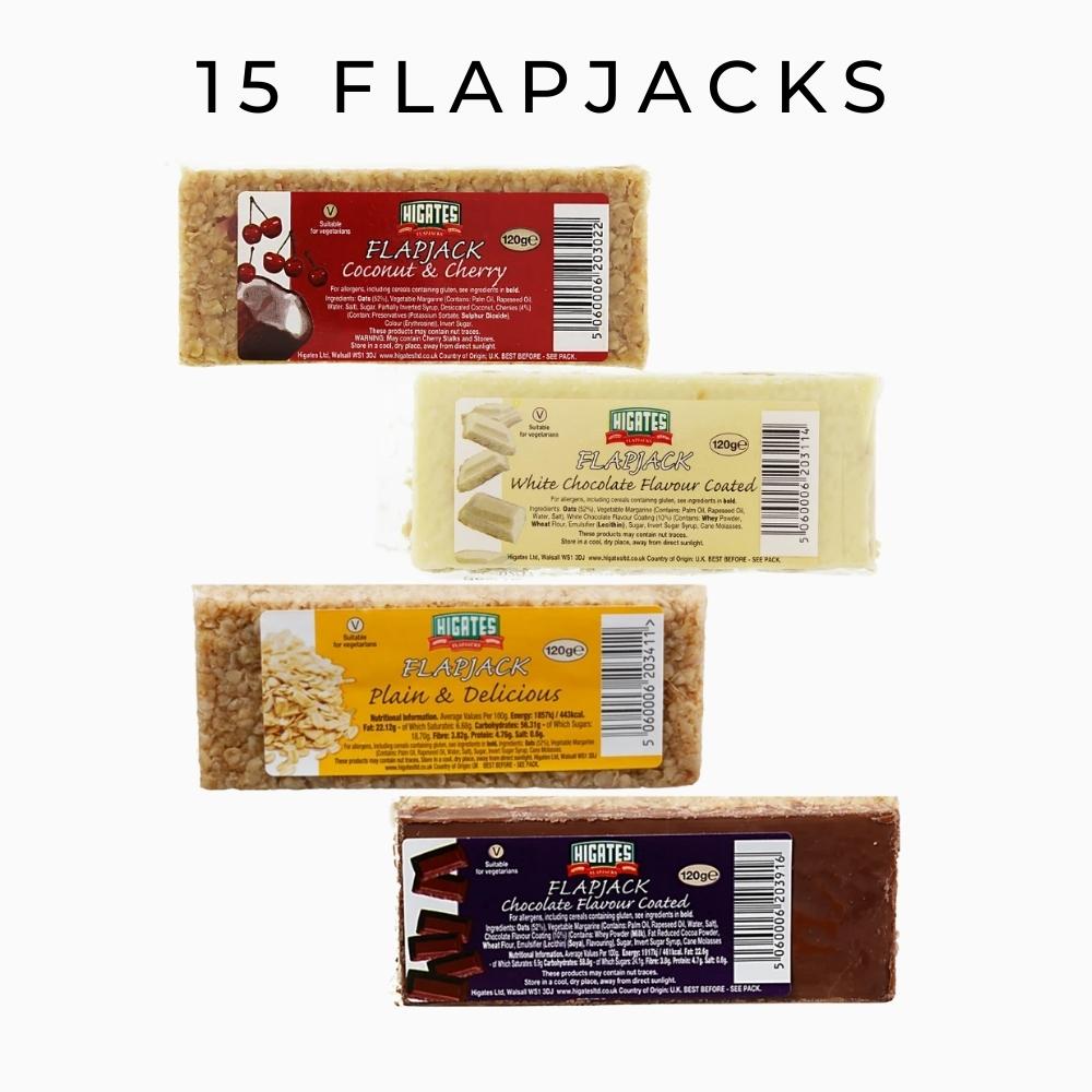 Higates Flapjacks Box of 15 | Megapump