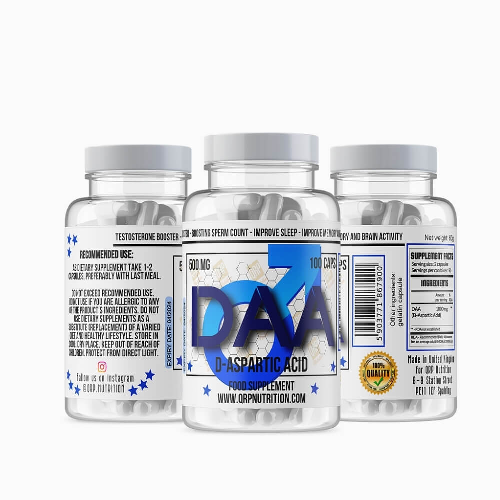 DAA QRP Nutrition - 100 capsules | Megapump