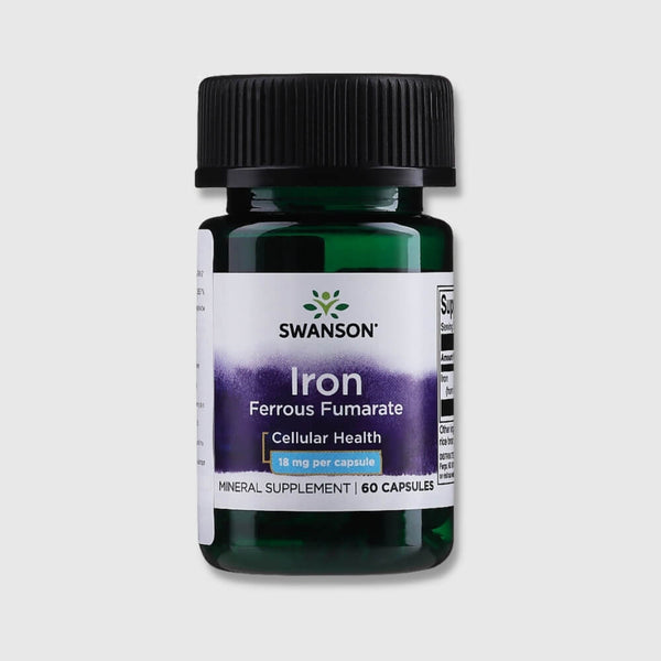 Swanson Iron Ferrous Fumarate - 60 capsules | Megapump